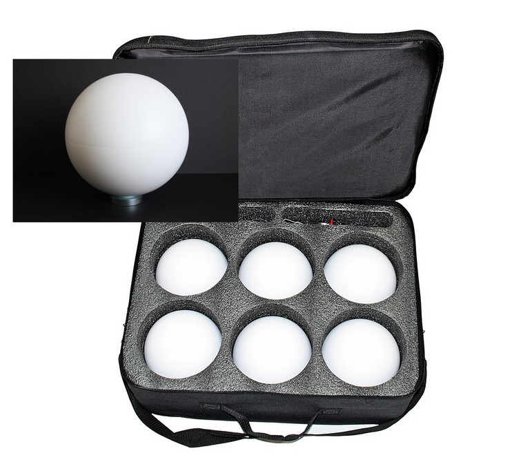 Sphère de référence pour Scanner Laser 3d. Set de 6 sphères avec aimant ...
